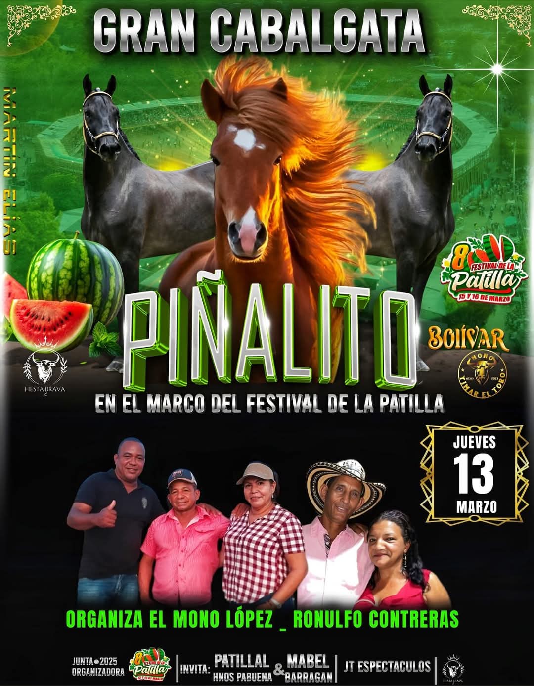 Piñalito se prepara para un Festival de la Patilla inolvidable - Visor ...